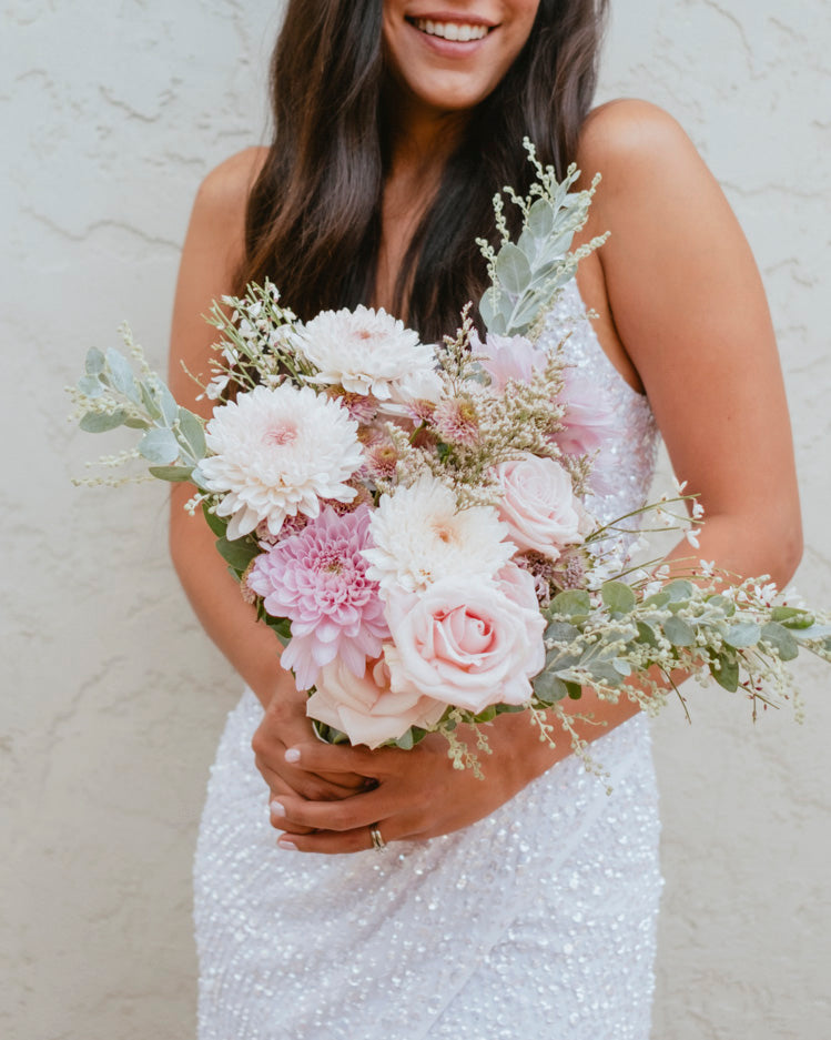 DIY Wedding Flowers - "Enchanted" Package | White Wedding Bouquets ...